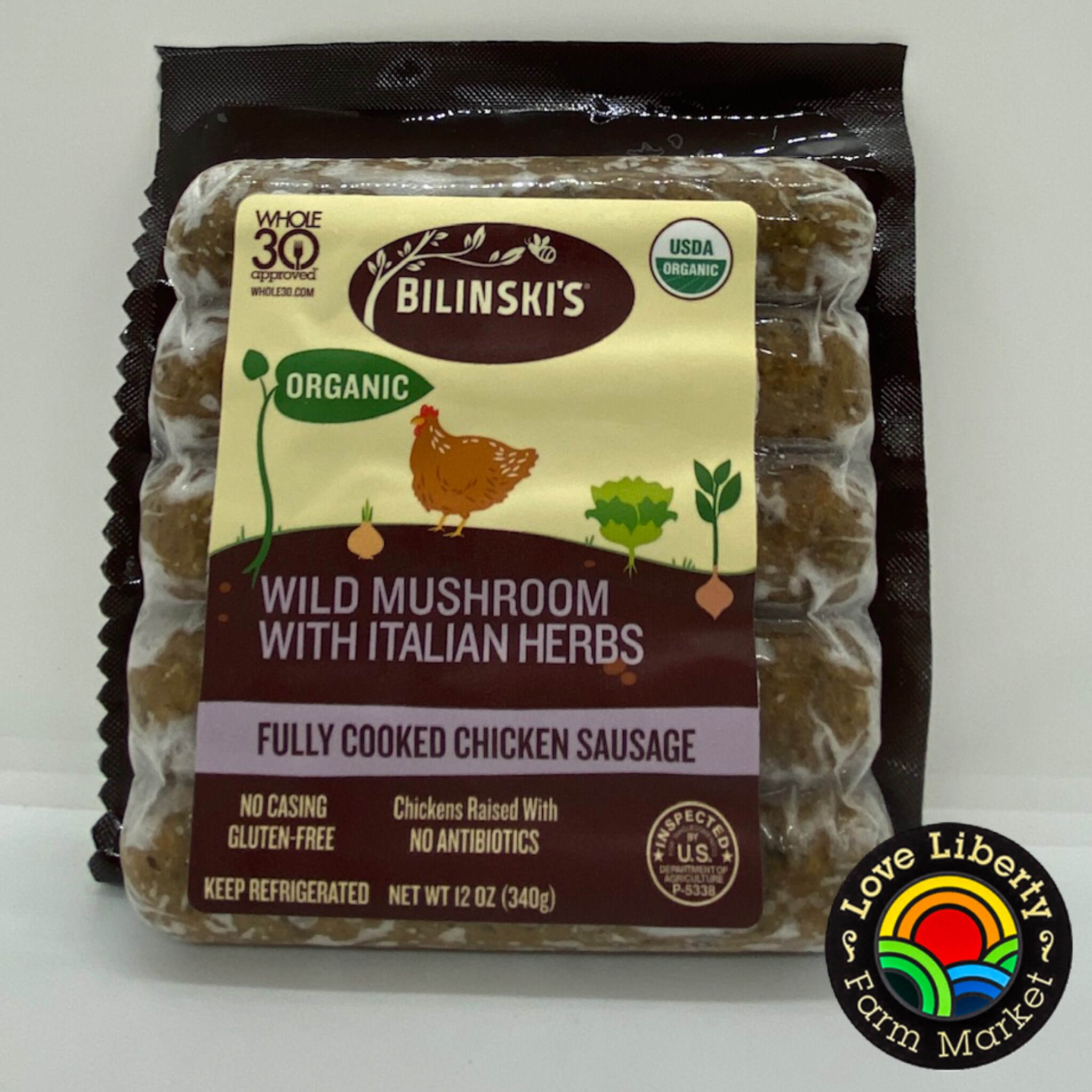 Bilinski Chicken Sausage Links | Liberty Farm Market Store